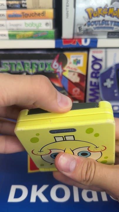 Unboxing A Spongebob Gba Sp From Dkoldies Youtube
