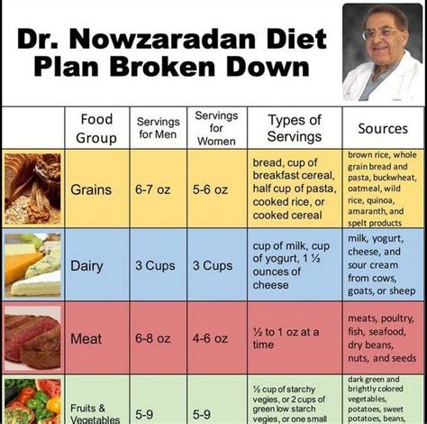 Printable Dr Now Diet Sheet