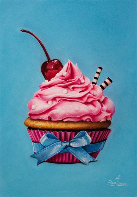 Cupcake Pencil Drawing
