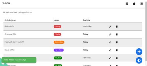 Todo Application An Open Source And Easy To Use Web Application Dev Community