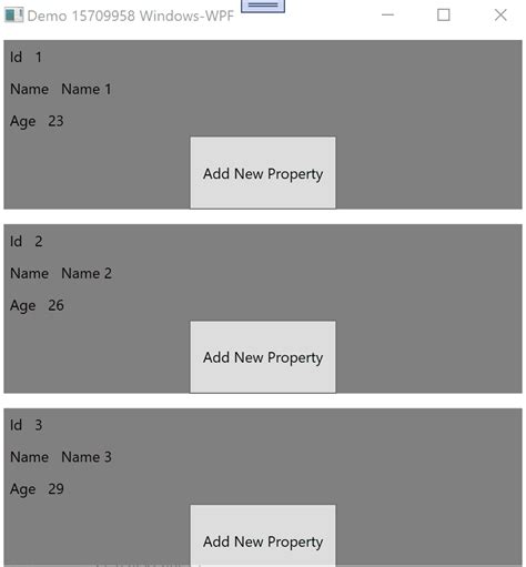 Adding Dynamic Properties To A Class That Is Bound To Ui In Wpf App Via