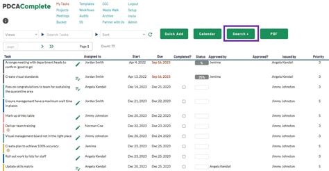 How To Use The Advanced Search Function Pdca Complete