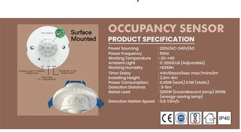 Occupancy Sensor At Best Price In New Delhi By Aan Overseas Private Limited Id 2856753893448