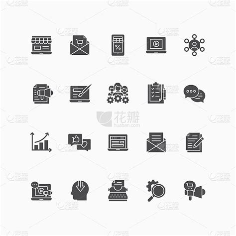 一套营销图标。