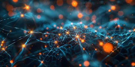 Photo Shows Closeup Of Neural Connections Demonstrating Brains Ability To Adapt Concept