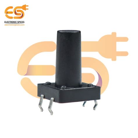 Buy 500pcs Black Color Tactile Momentary Push Button Switches 12x14x20mm