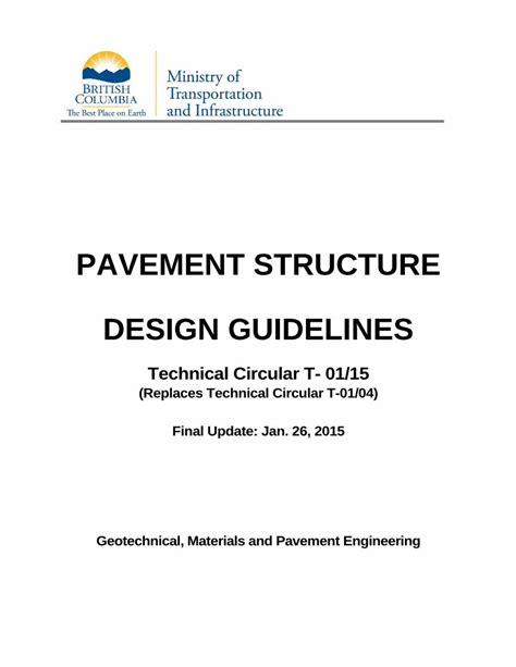 pdf t01 15 pavement structure design guidelines · check that each