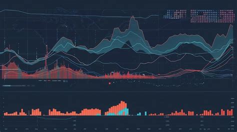 Premium Photo Black Computer Screen Displaying Graphs