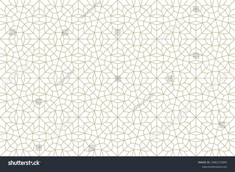 Seamless Geometric Pattern Authentic Arabian Style Stock Vector
