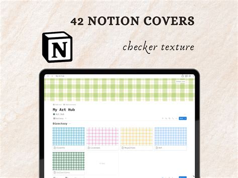 Checker Notion Covers｜aesthetic Notion｜checker Notion Covers For Notion Planner And Notion Art