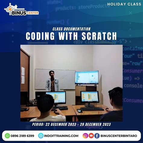 Coding With Scratch Binus Center Bintaro