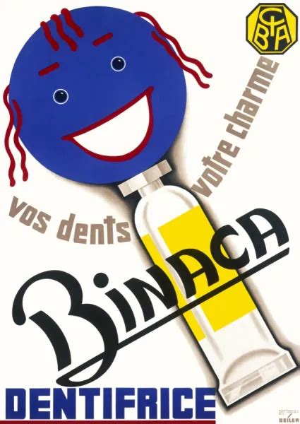 Poster Advertising Binaca Toothpaste Our Beautiful Wall Art And Photo