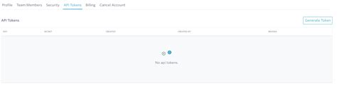 Creating An Api Token