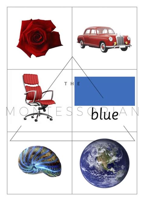 Primary Colour Sorting Cards PDF The Montessorian