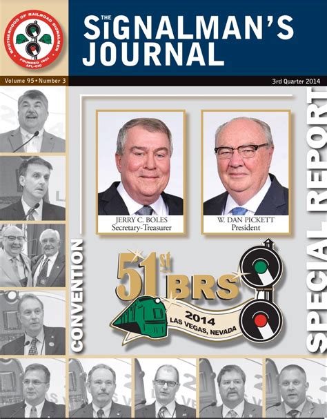 Brotherhood Of Railroad Signalmen Signalman S Journal Archive