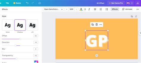 How To Create 3d Texts In Canva Easy Graphic Pie