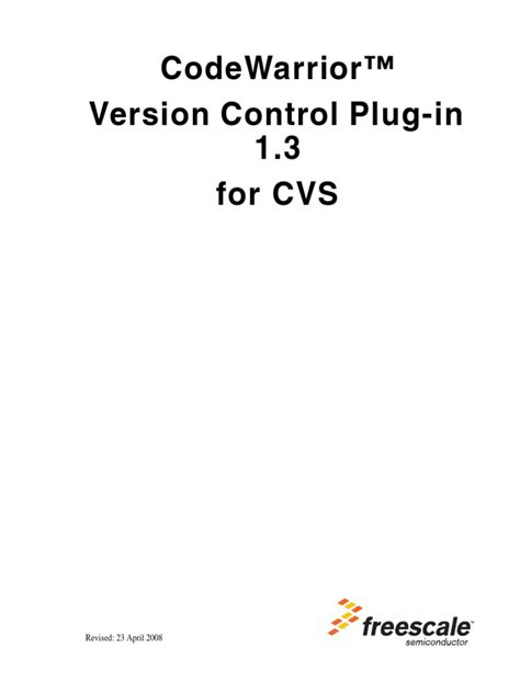 cw vcs plug in for cvs pdf version control secure shell