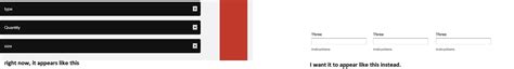 Html How Do I Position Drop Down List On The Same Line Stack Overflow