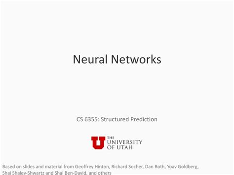 Ppt Neural Networks Cs 6355 Structured Prediction Based On Slides And Powerpoint