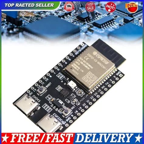 Esp32 C6 Minimum System Board Dual Type C Esp32 C6 Wroom 1 Core Board 512kb Sram £924 Picclick Uk