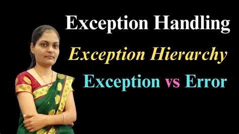 Exception Hierarchy In Java Exception Handling In Java Exception Vs Error Online Free Java