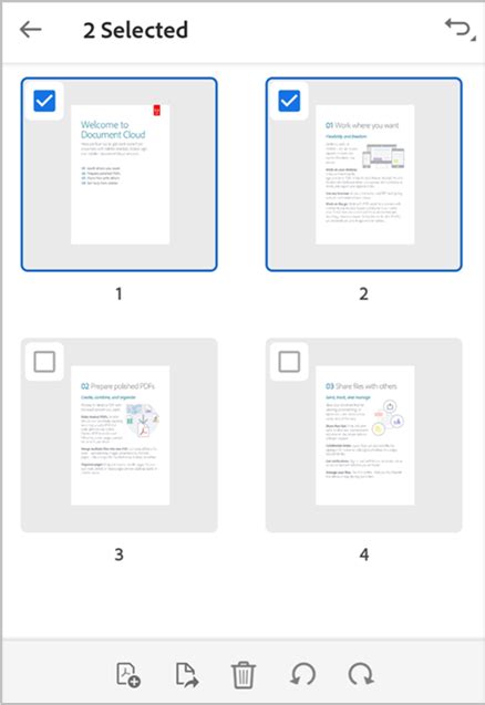 在适用于 Android 的 Acrobat Reader 上处理 Pdf：新体验