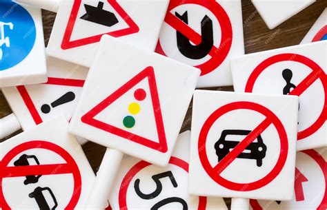 Premium Photo Safety Signs And Symbols Health And Safety Signs And