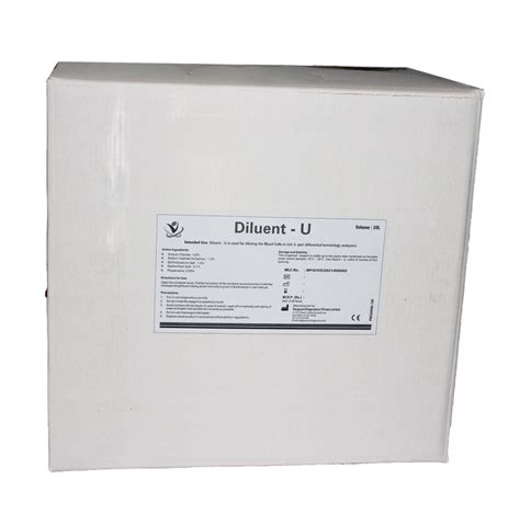 Diluent For Urit 3 Part Hematology Ready To Use