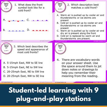 Air Pressure Babe Led Station Lab By Kesler Science TpT