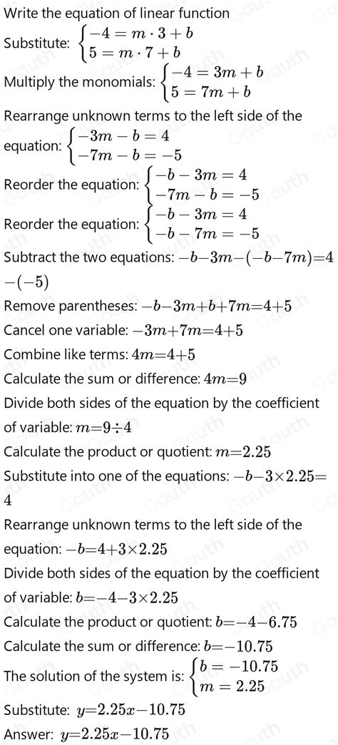 solved passes through 3 4 and 7 5 [coordinate geometry]