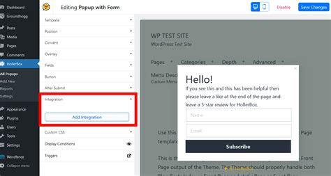 Integration Groundhogg Hollerbox Documentation