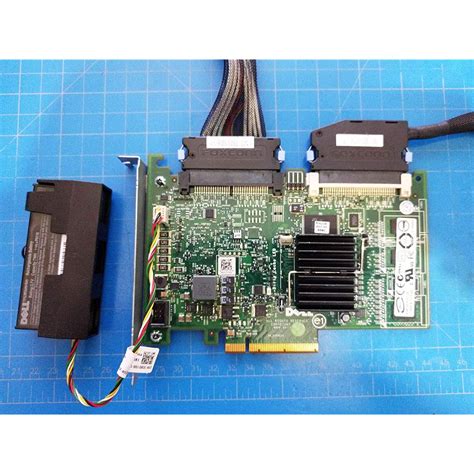 DELL PERC 6 E SAS RAID Controller With Cache And BBU P N H824F