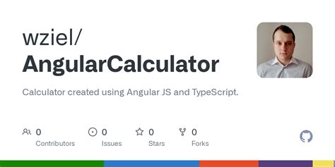github wziel angularcalculator calculator created using angular js