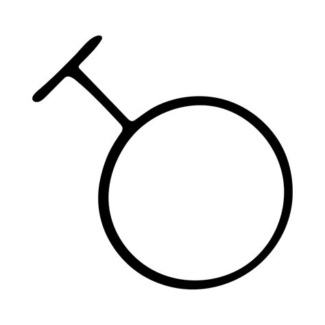 One Hand Drawn Travesti Gender Identity Icon Symbol Used To Represent