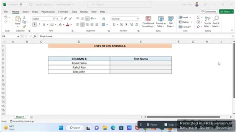Len Formula How To Use Len Formula In Excel Excel Formula Excel Youtube Trending Viral