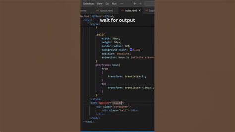 Bouncing Ball Html Css Coding Shorts 🖇️ Coding Shorts Computerscienceconcepts Html Css