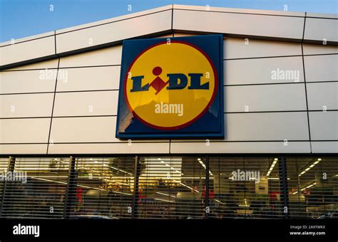 LIDL Supermarket And Logo Lidl Is A German Global Discount Supermarket Chain That Operates In