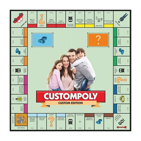 custompoly board game personalized board game custom board game