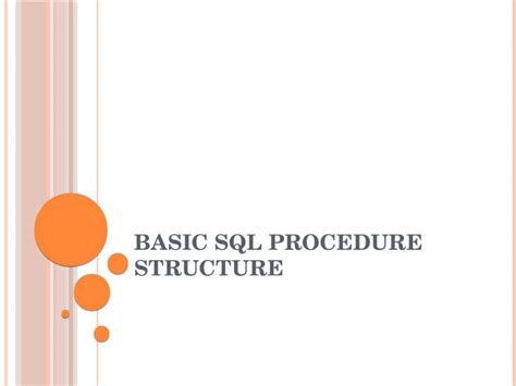 pptx basic sql procedure structure dokumen tips