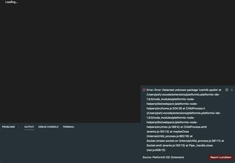 Start Pio Home Server Not Loading Not Build Project · Issue 1201 · Platformio Platformio