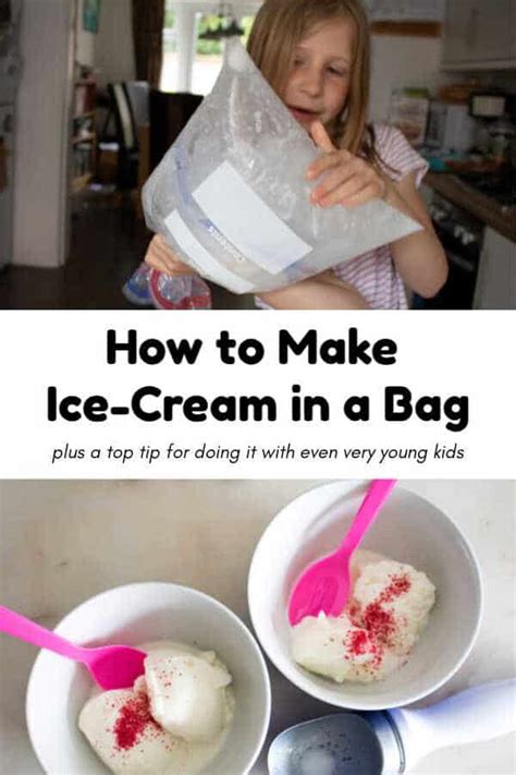 How To Make Ice Cream In A Bag Howto Techno