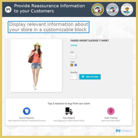 prestashop advance reassurance block assure customers webkul
