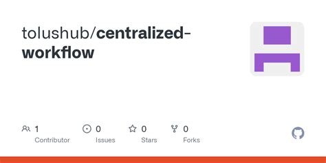 Github Tolushubcentralized Workflow