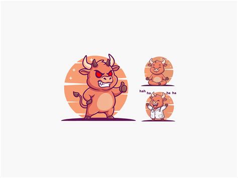 Devil Bull Logo By Sam Balts On Dribbble