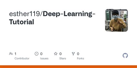 Github Esther119deep Learning Tutorial