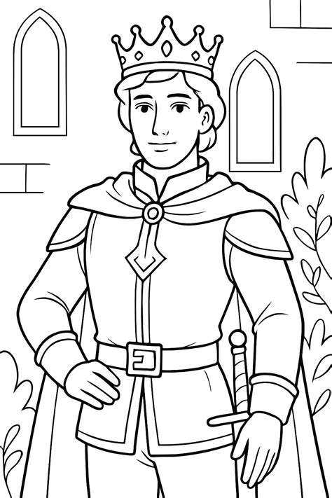 Printable Prince Template Prince Coloring Page Dnealian Twisty