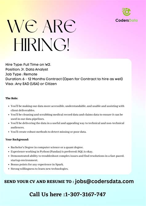 Coders Data On Linkedin Sql Job Pandas Python Data Experience