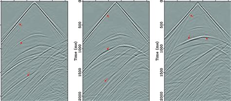 the reconstructed data via curvelet based ita a x component data