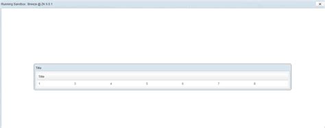 Zk Framework Zk Listbox With Single Header And Multiple List Cell