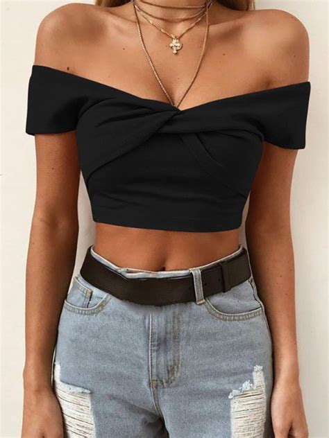 Womens Fashion Online Shopping Crop Tops Strapless Top Outfit Tops